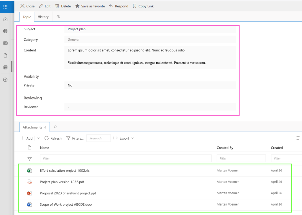 Out-of-the-box Microsoft DMS Sharepoint