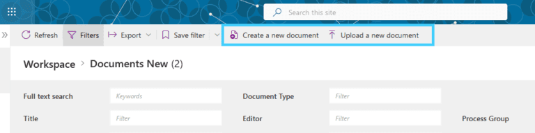 End User Manual Document Control Software SharePoint