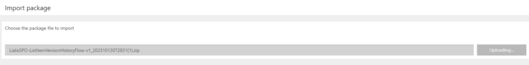 Import Power Automate Flows From Zip Package
