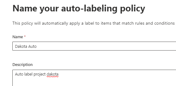 Purview Auto Labeling Policy For Sharepoint Onine Client Error Please Microsoft Community