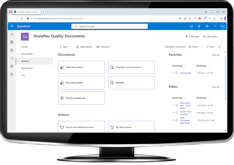 Document Control QMS SharePoint